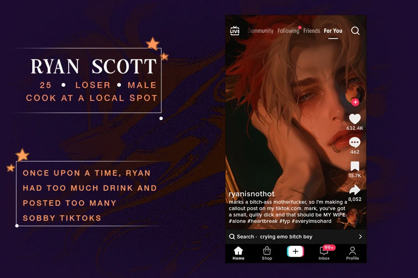 Ryan | Pathetic Loser boyfriend