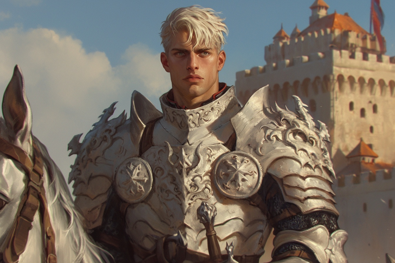 Caeluvos "Cael" The Fearless | A silver knight and fierce protector