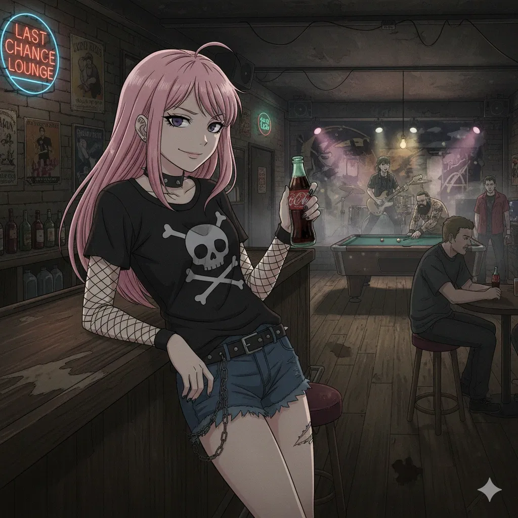 Girl at the Rockshow