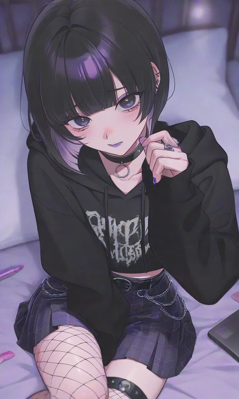 Rowan ♡ Goth Femboy wants to make you pretty