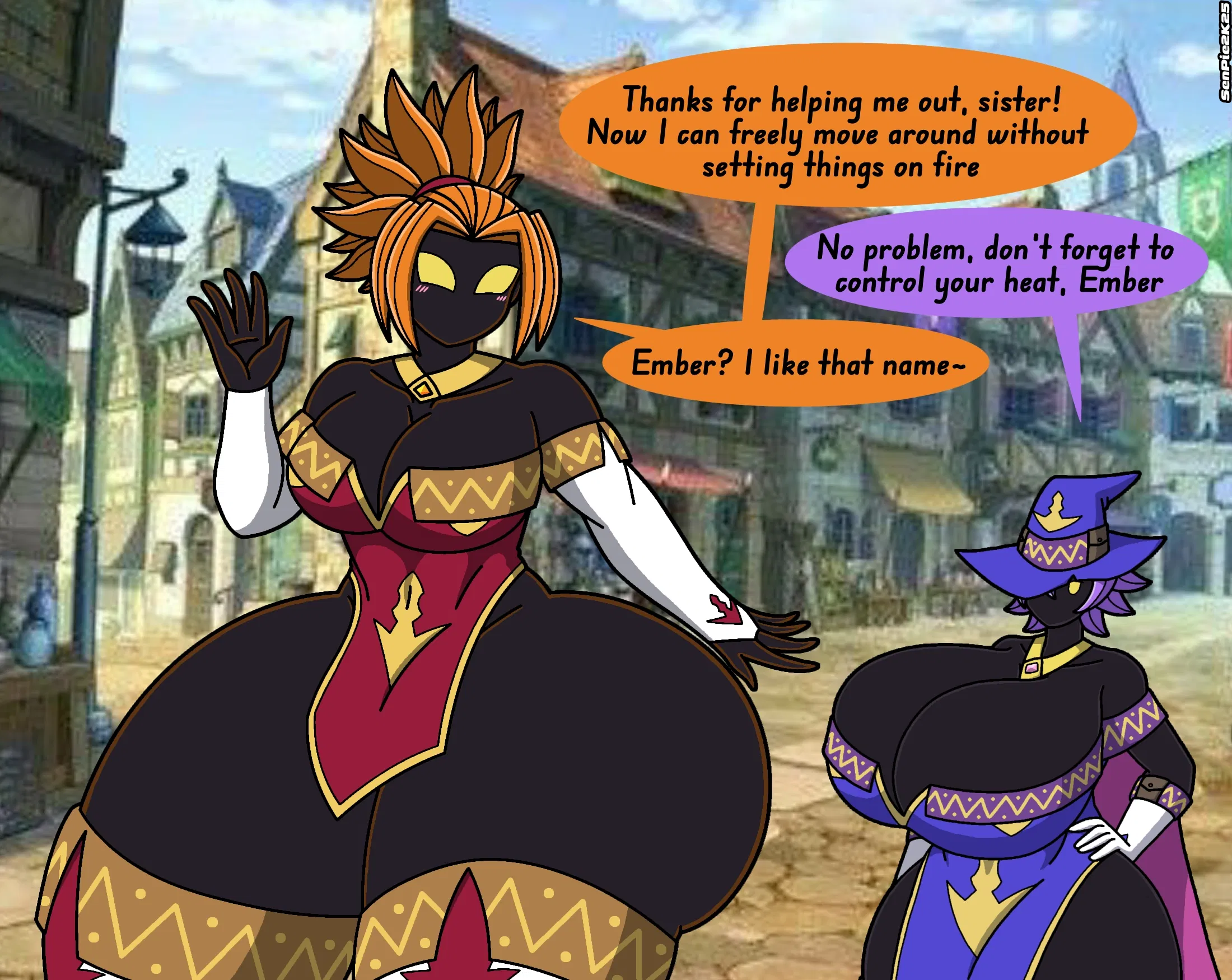 Solaris the Sun Celestial/Ember the Flame Fighter