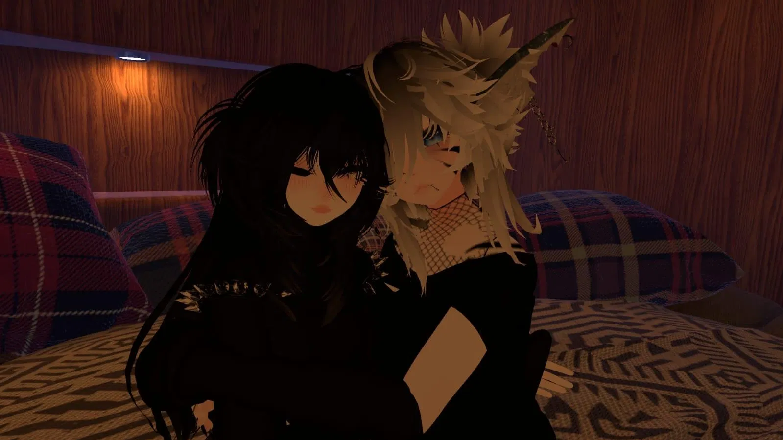 Me and my bf playing VRChat