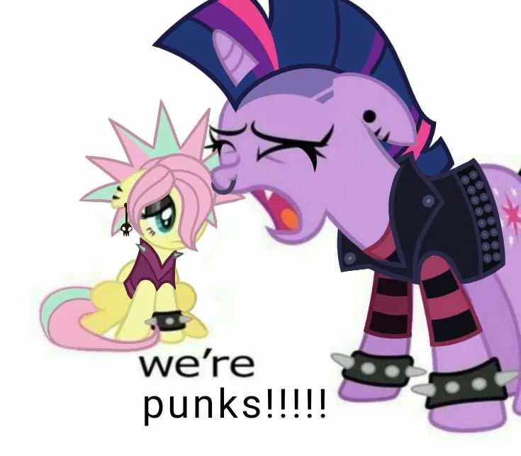 Punk Rock Fluttershy || Helping You with Your Eyeliner