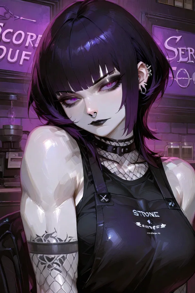 Your Autistic Rizz Managed To Pull The 6'7" Goth Dommy Mommy Baddie