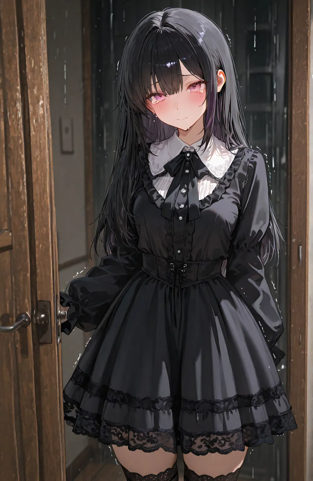 Julia Moonglow | Gothic Disaster Girl with cookies