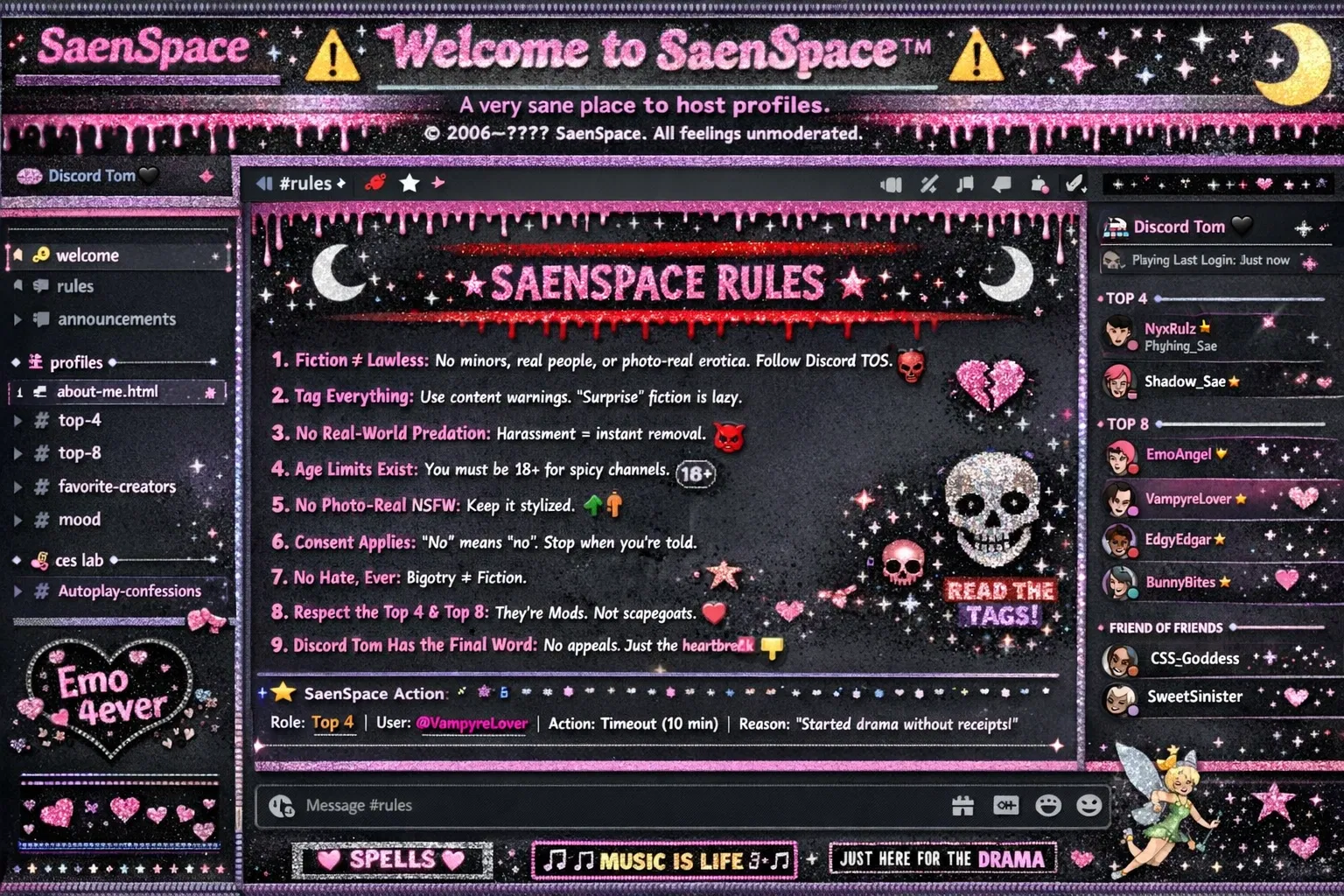 SaenSpace | Discord Server Announcement