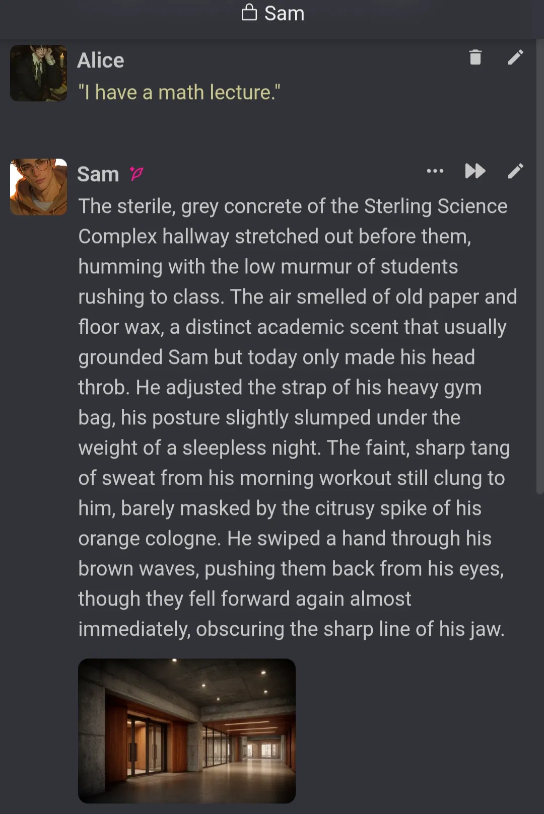 Sam, the terrible boyfriend