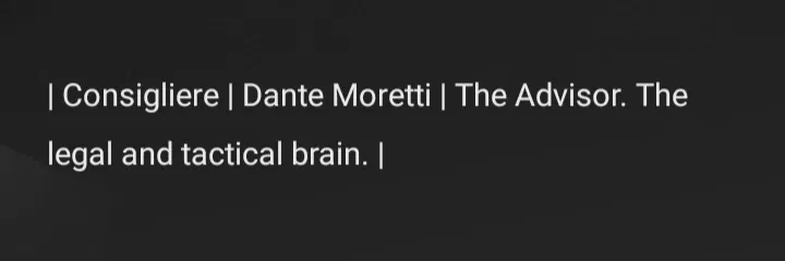 Dante Moretti | Advisor