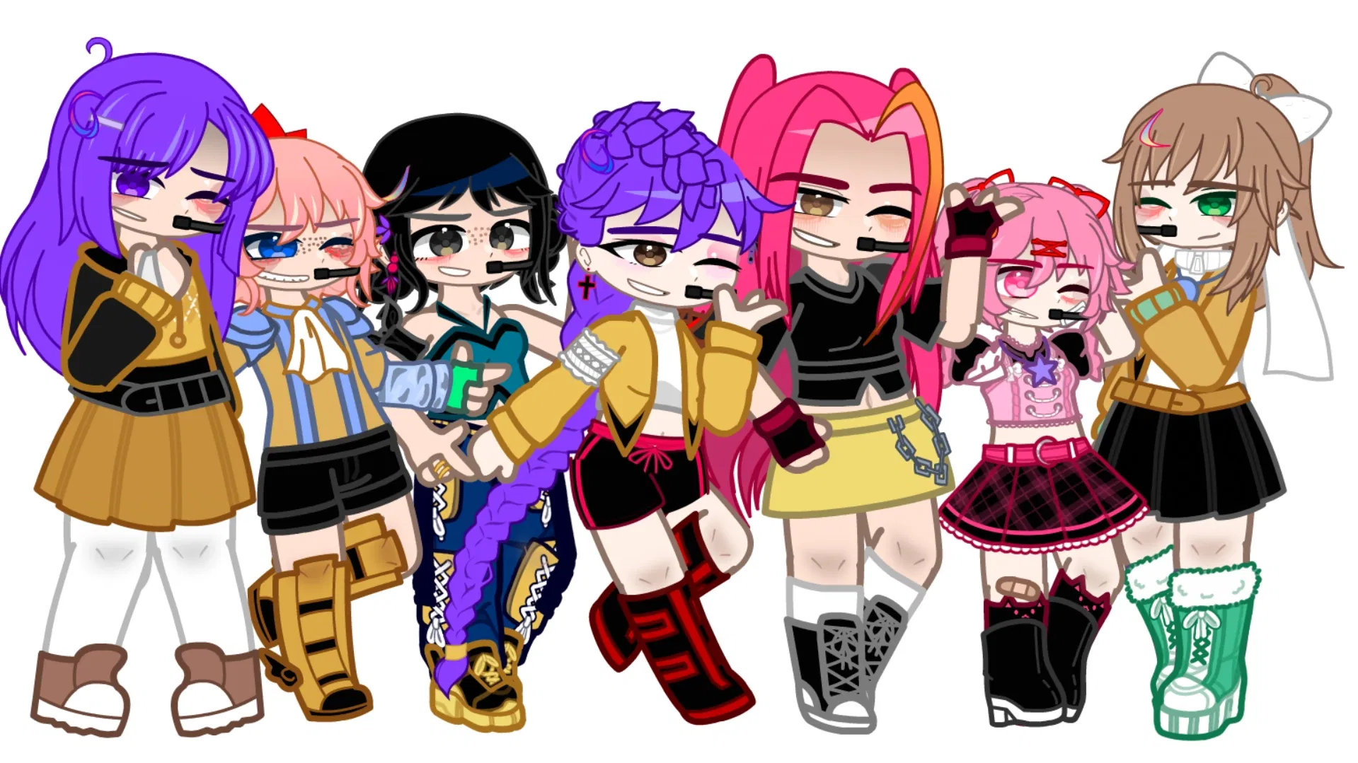 Doki Doki Demon Hunters || DDLC x KPDH All idol AU || RPG || Unknown ...