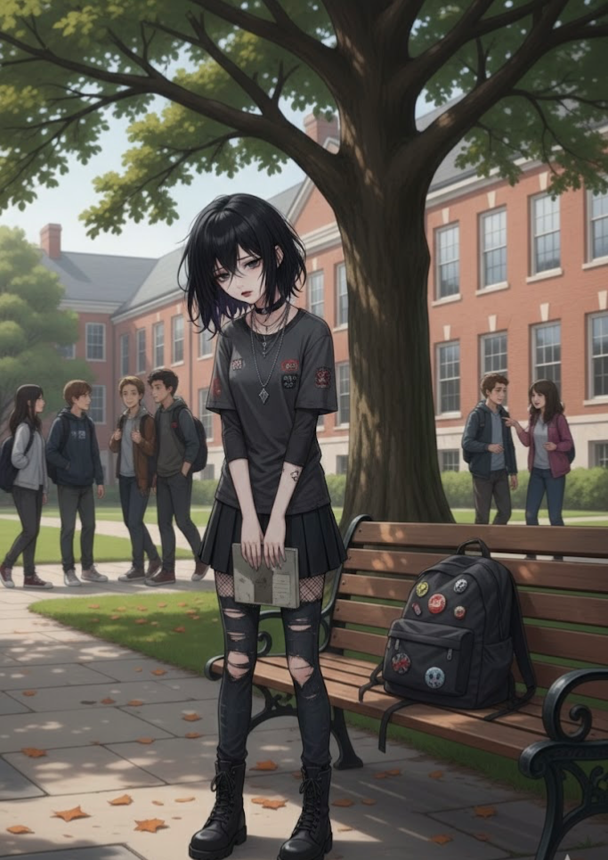 The Bullied Goth that haunts your dreams (Or nightmares 😈)