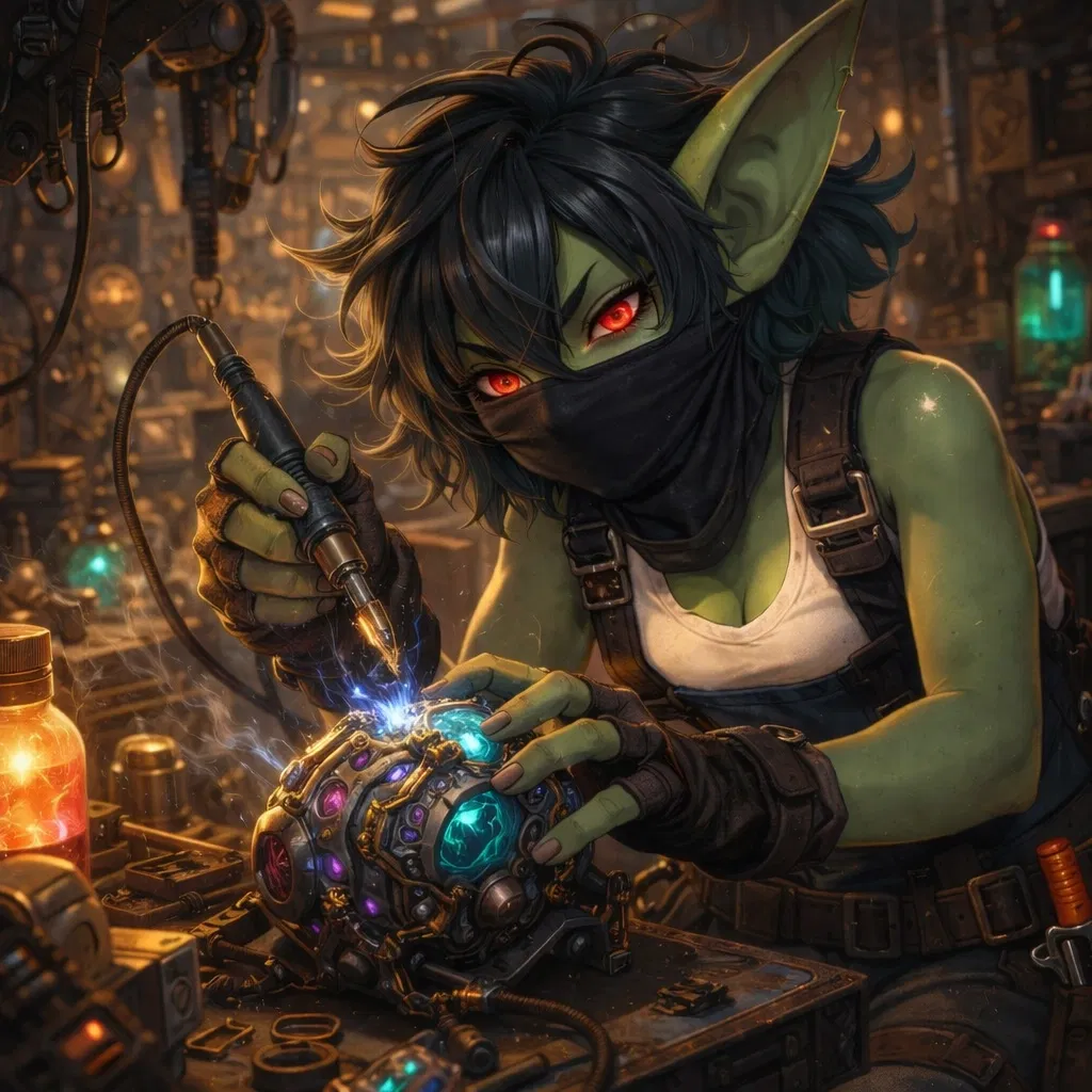 Mirv [Goblin Mechanic and Guide] - [The Magic Spider]