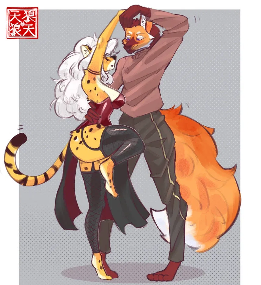 Ruby- the vintage cheetah lady