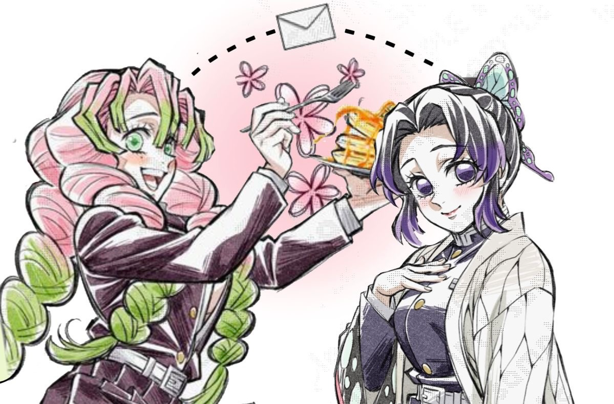 Shinobu Kocho ︎ Mitsuri Kanroji 𝜗ৎ Tea party