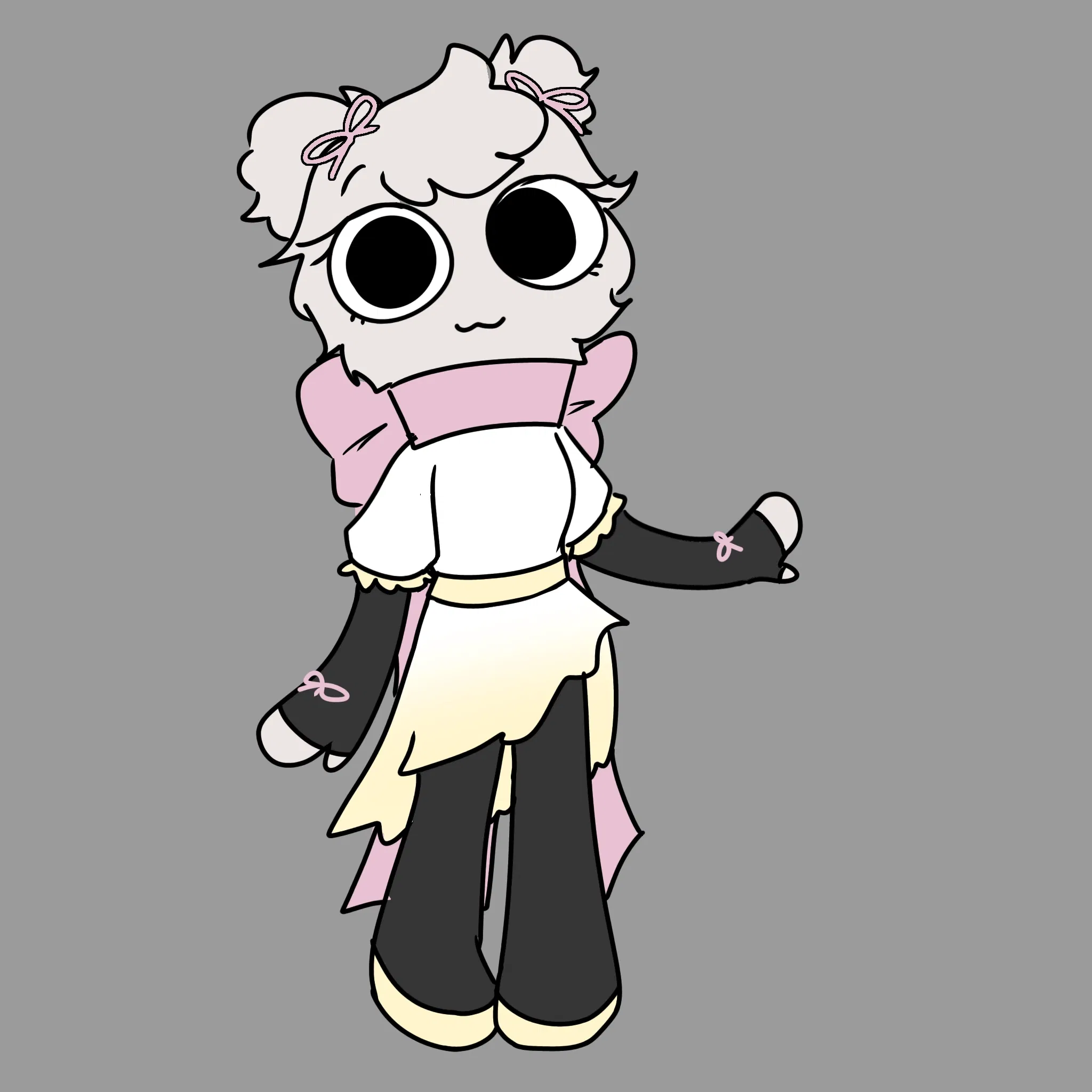 Muffie the furball/pom-pom (Dandy's World OC)