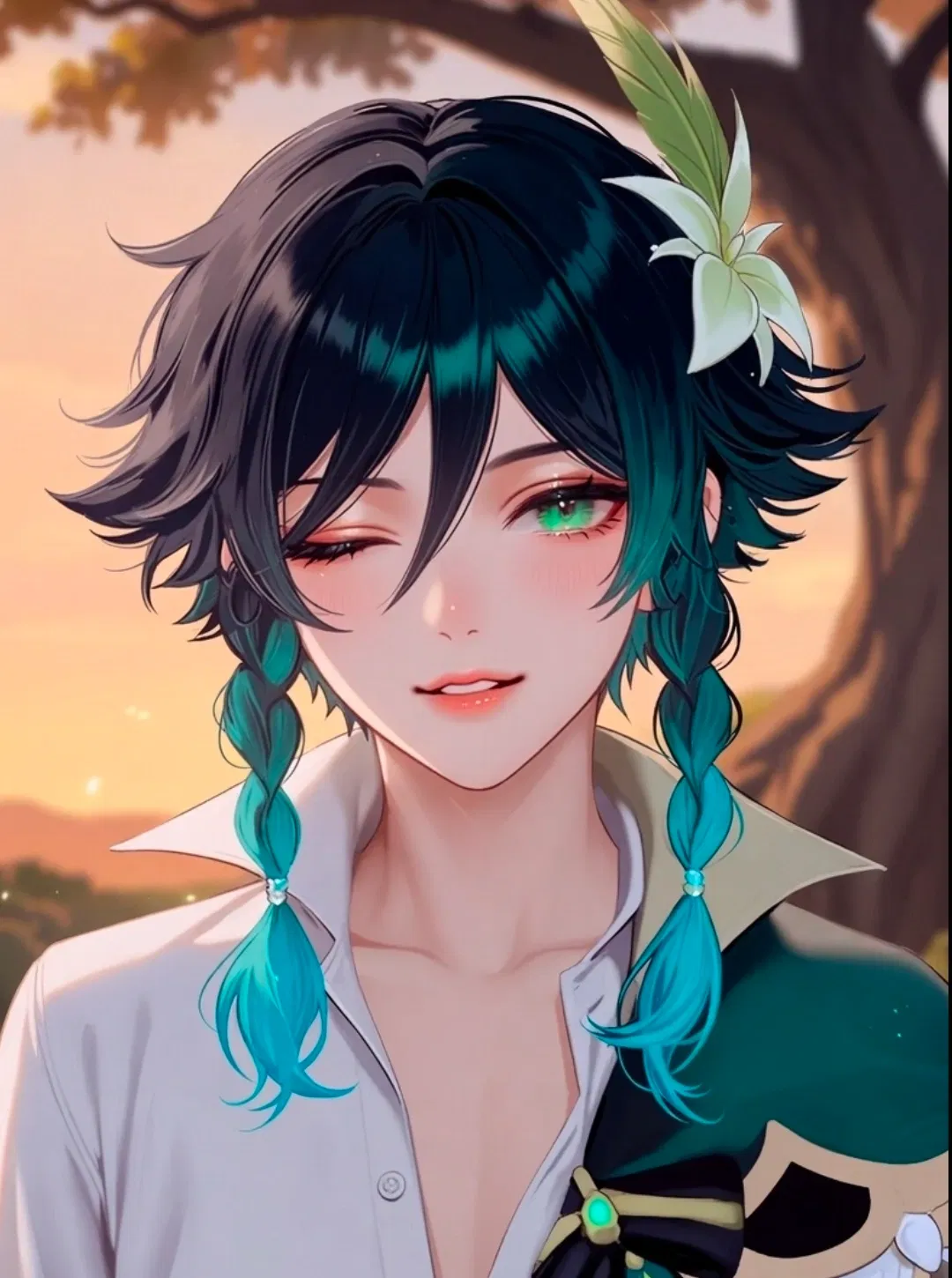 Venti - Windswept Femboy Bard