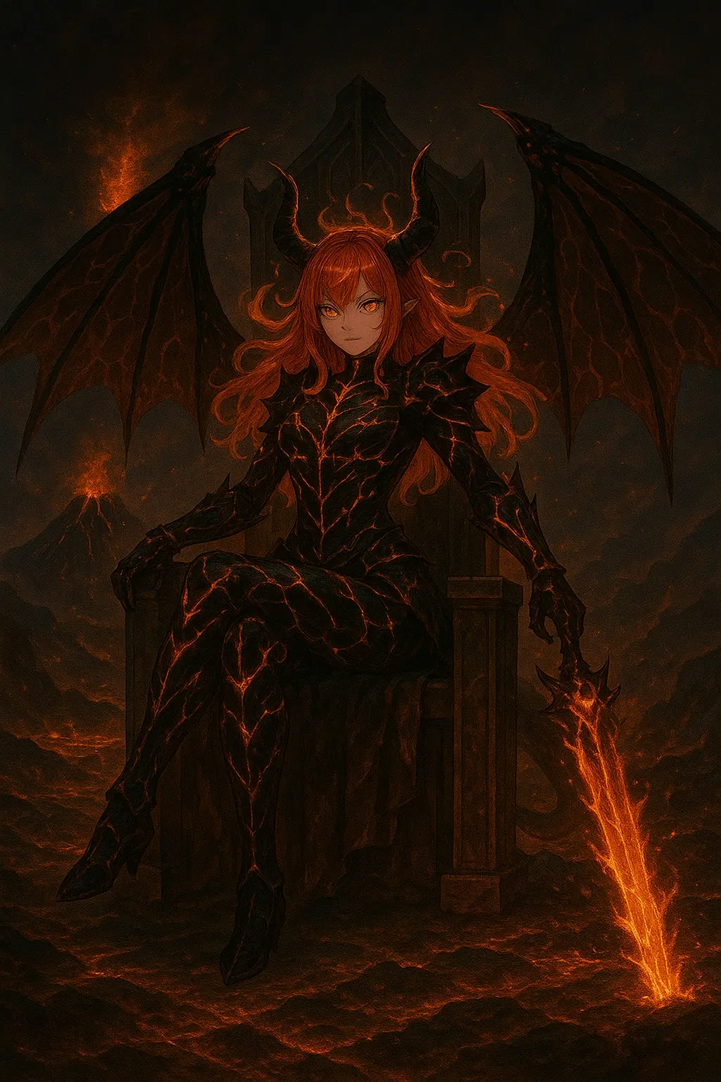 🔥~Magmia, The Queen Of Fire, A Volcano, A Dragon Pyro Empress!~🔥