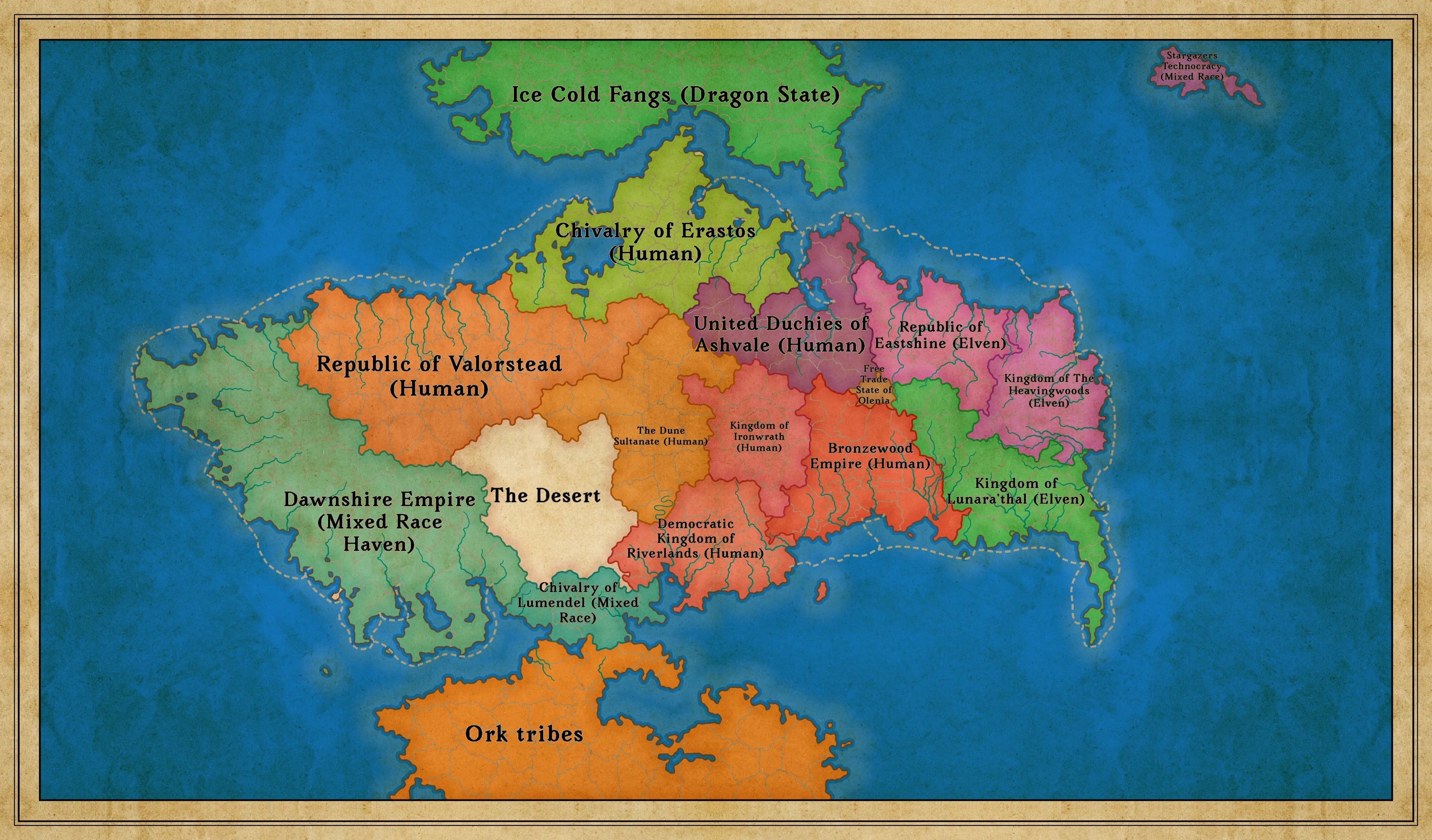 Fantasy world of Aethelis || RPG Fantasy world with free to use ...