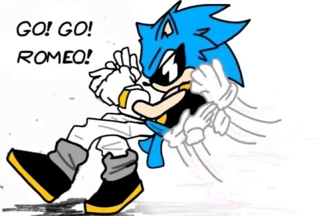 Escape weird monsters in a castle while working with sonic and friends ...