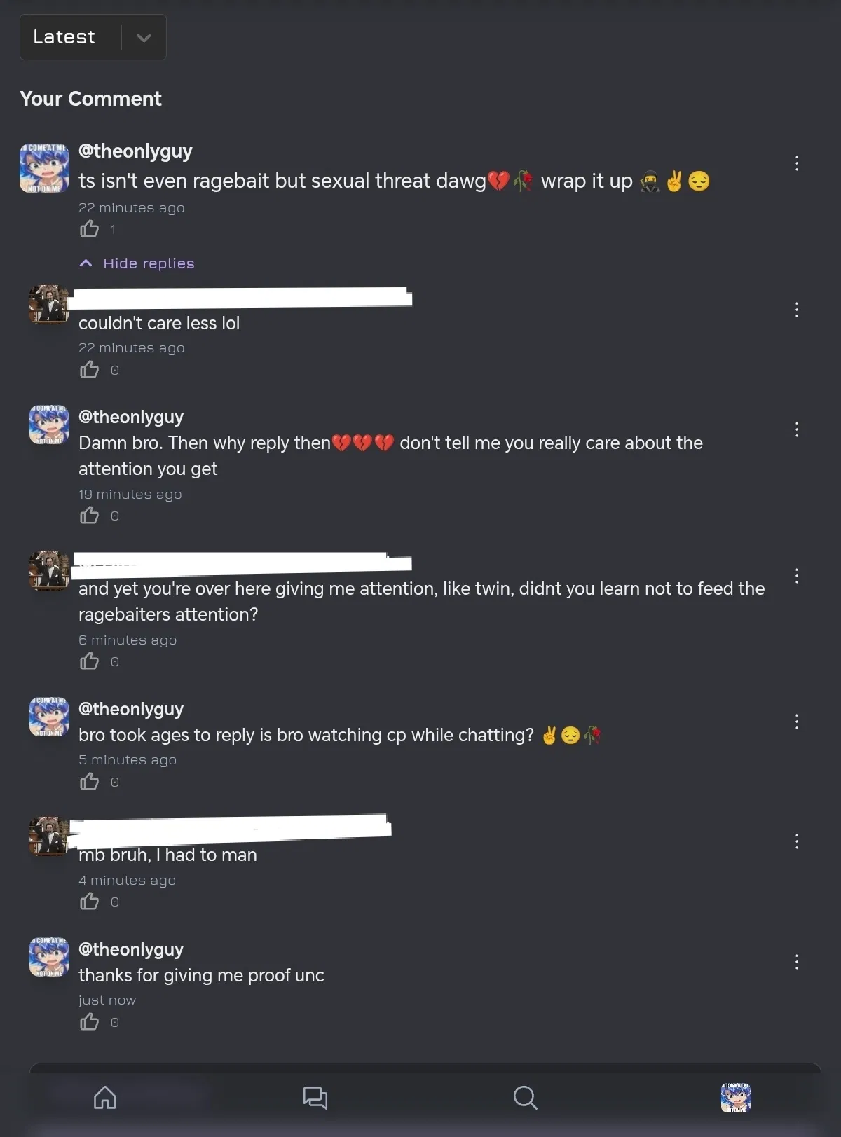 look at this bozo💔🥀