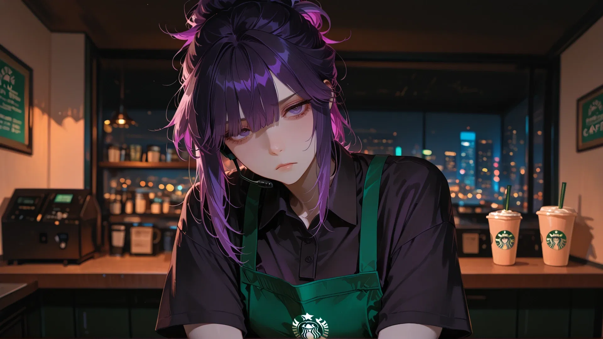 The goth barista you bagged at Starbucks | Raven