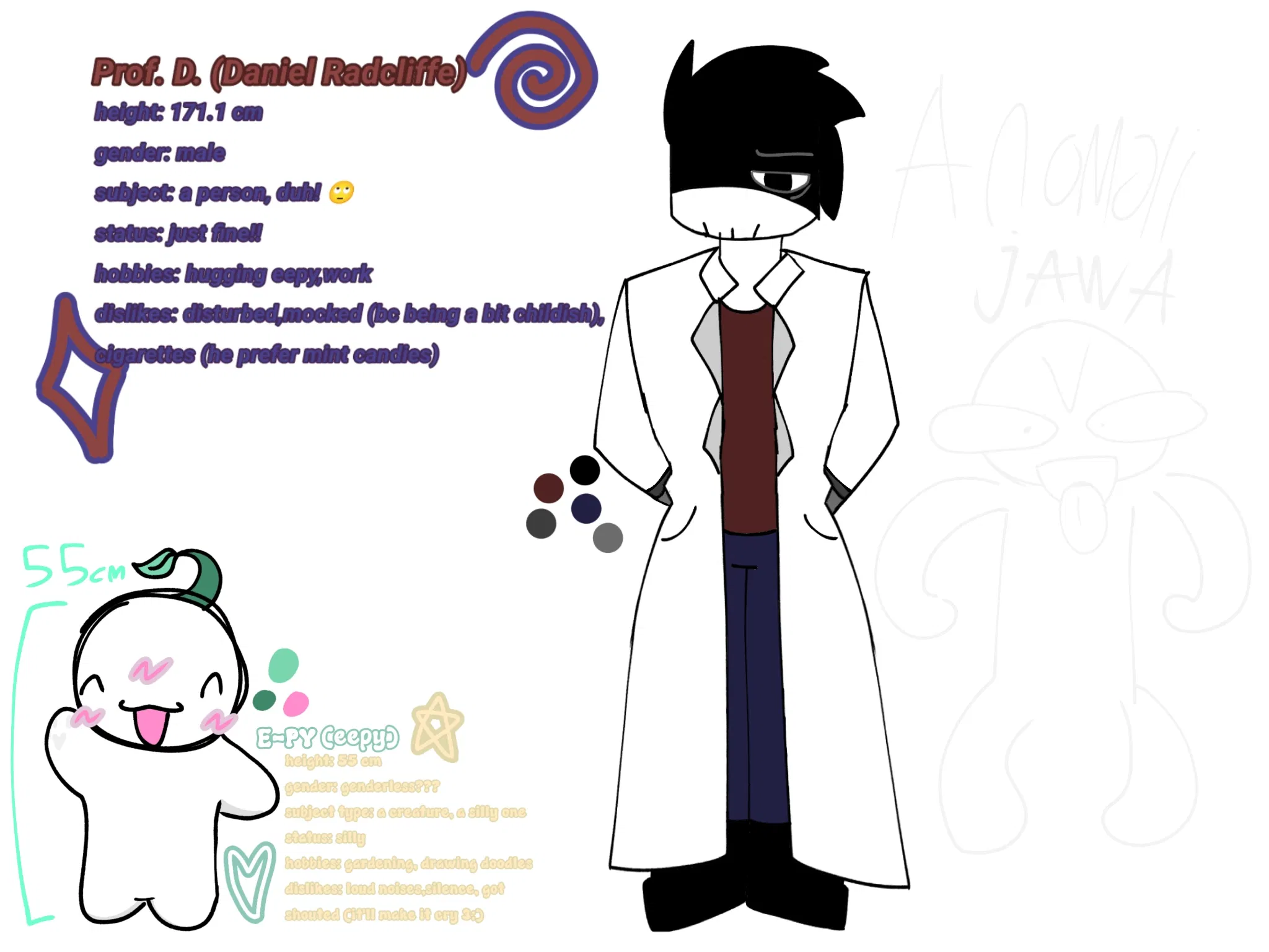 PROF. D || he got jealous after looking at you petting his creation,so uh.. he wanted You to pet ...