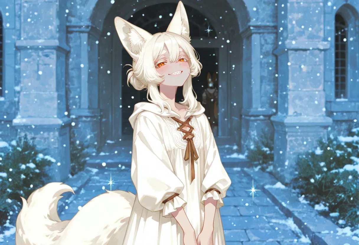 Zip: Wild Snow Fox Boy Is Stalking You?