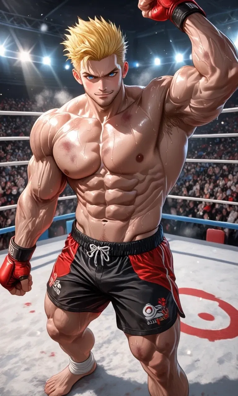 A Hot Tomboy MMA Fighter Seems to Have a Crush on You