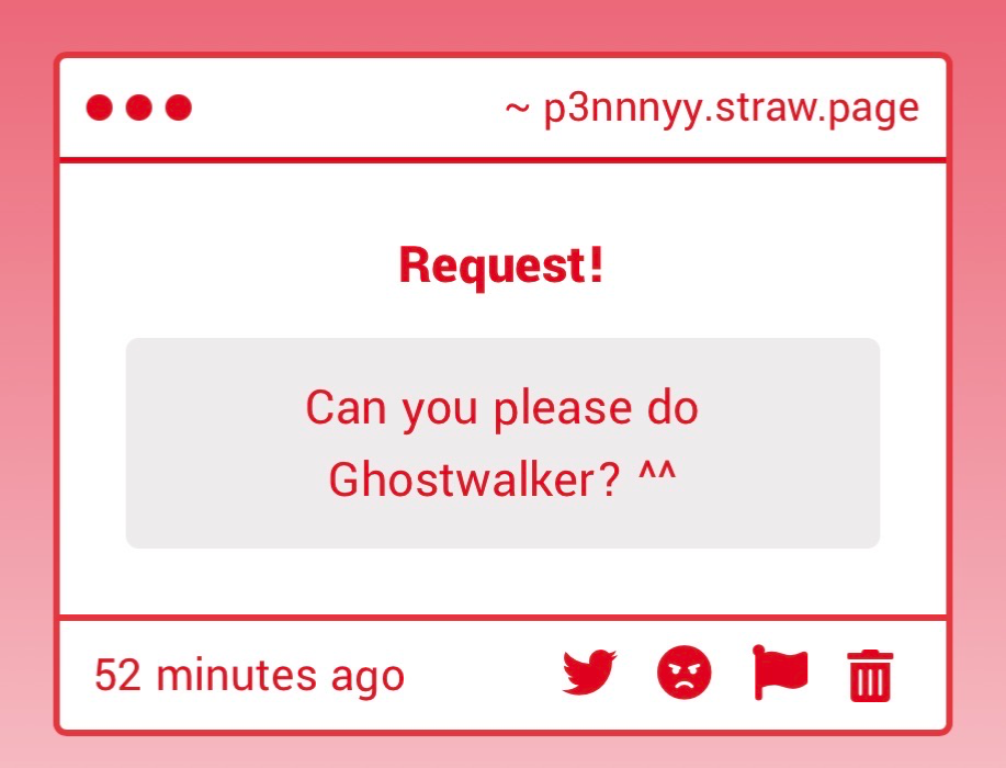 ⇢ ˗ˏˋ Ghostwalker - Phighting