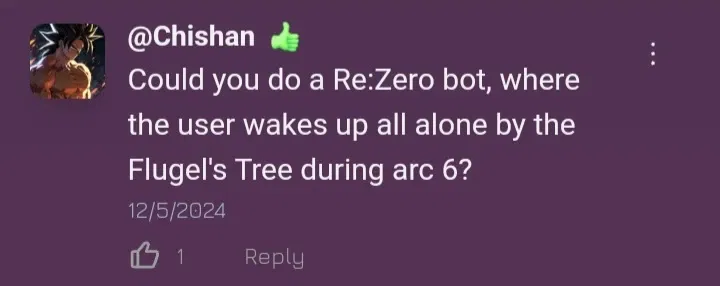 Chat with Re:Zero : The Haunting Silence of the Flugel's Tree