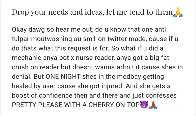 Chat with Anya {mouthwashing}