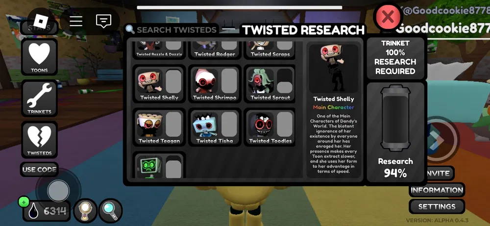 Chat with Vee Version 1 - Dandy's World