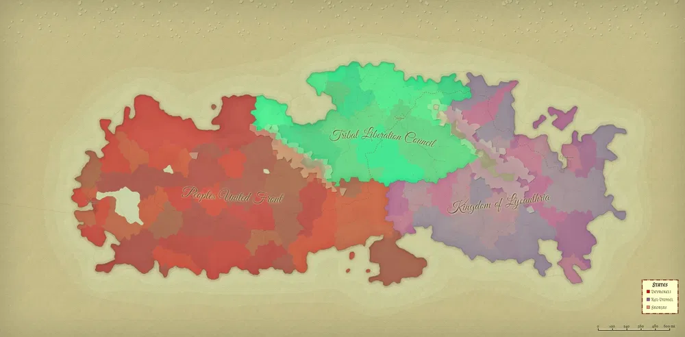 Chat with Lycanthria in flames [3 way civil war]