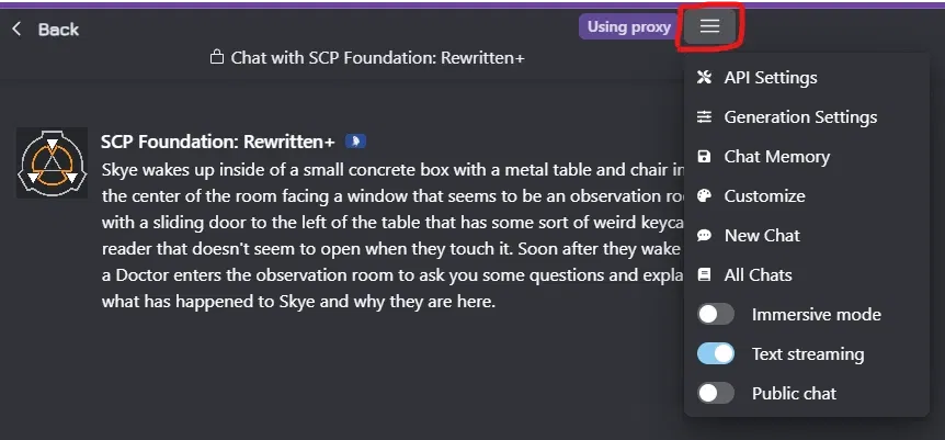 Chat with How to use J.AI (Janitor.AI)