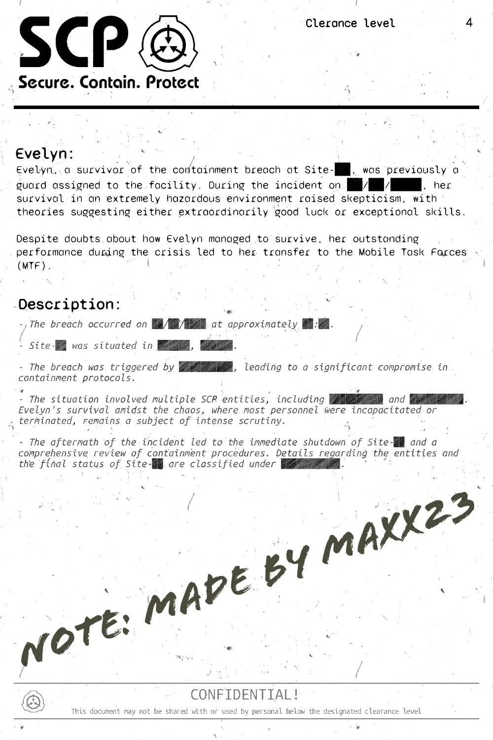 Chat with Evelyn MTF | SCP Secure. Contain. Protect.