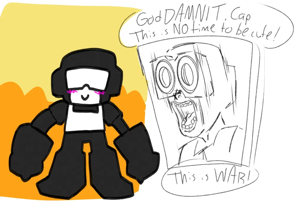 Chat with Sergeant John Captain - Tankman (Tankmen & Newgrounds)