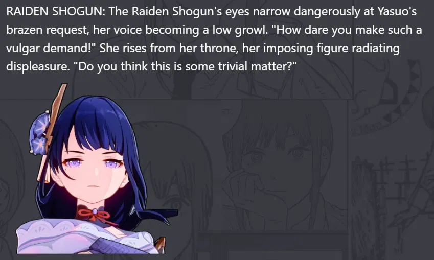 Chat with Raiden Shogun | ELECTRO ARCHON